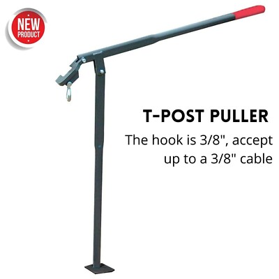 Metal Post Puller Pulling T-Post Removal Tool Farm Fence Stake Saves ...