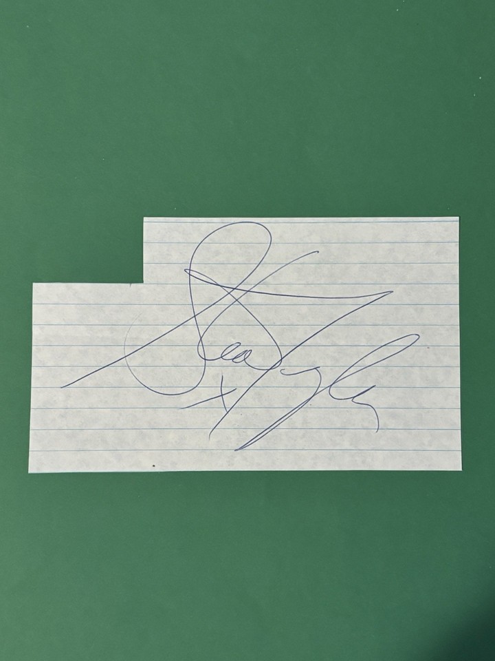 Aerosmith Steven Tyler Signed Autographed Note BAS Beckett COA | eBay
