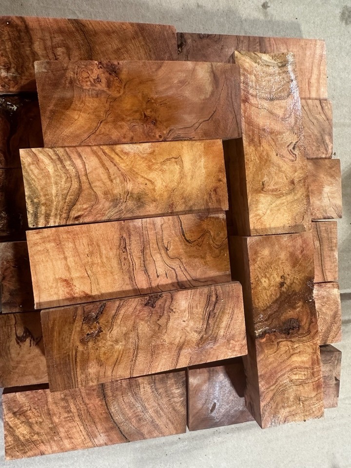 GB1 Black Cherry Burl Game Call/Handle Blanks Turning Stock 5x2x1 | eBay