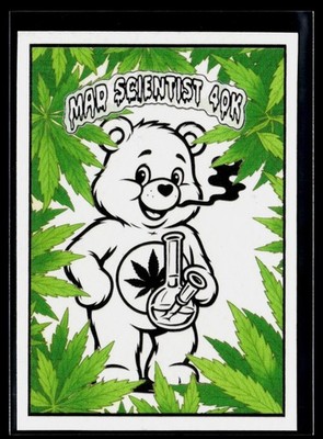Mad Scientist 40K GPK Spoof ~ SP COLORING CARD ~ Care Bear | eBay