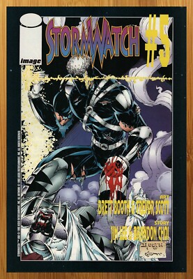 1993 Image Comics Stormwatch Print Ad/Poster Brett Booth Backlash Promo ...