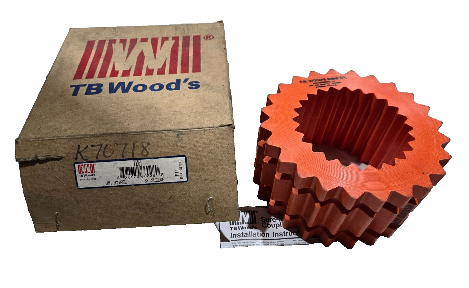 TB WOOD'S 10H Sleeve Coupling Insert 10H Hytrel NEW | eBay