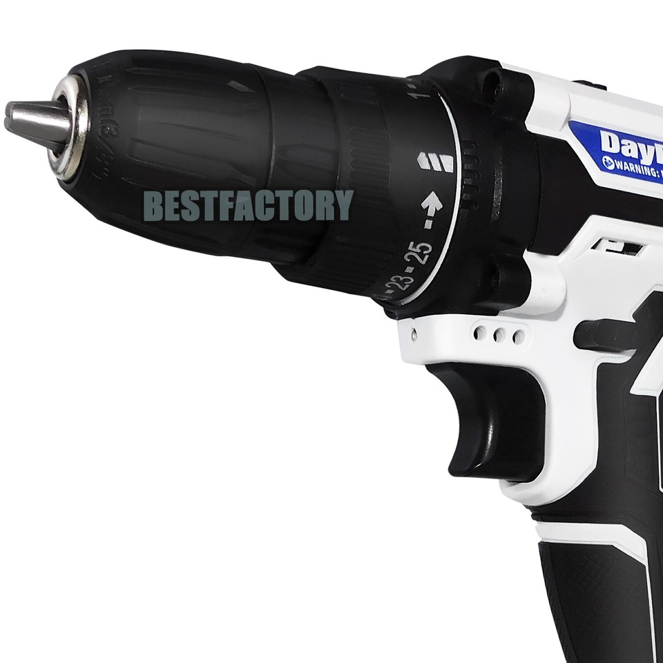 Cordless Compact Drill 21V Battery Combi Driver Screwdriver Set with ...