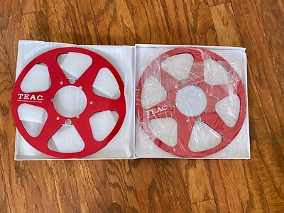 10.5 inch Metal Reels Teac Pair RED | eBay