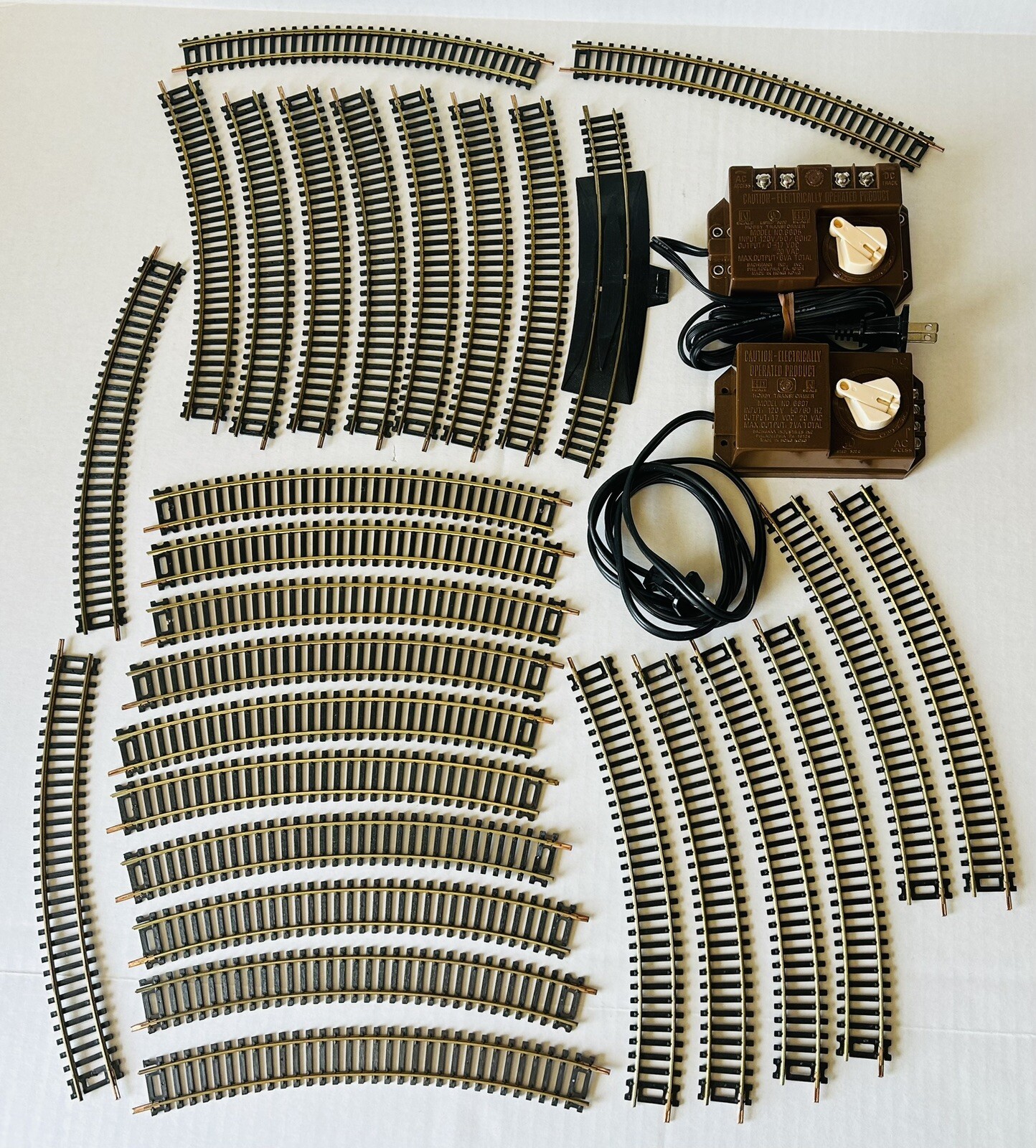 Bachmann HO Scale Model Train Tracks 28 Curved Pieces 2 Hobby ...