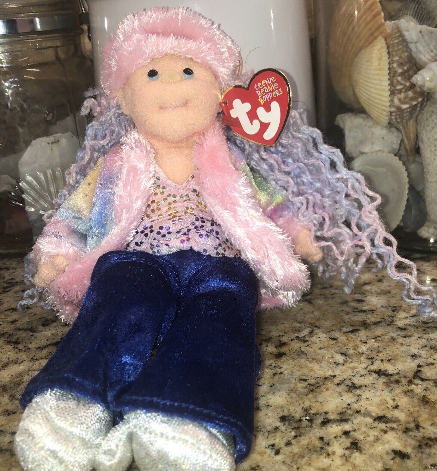 Ty Beanie Baby Terrific Tessa 8" doll plush Teenie Beanie Boppers ...