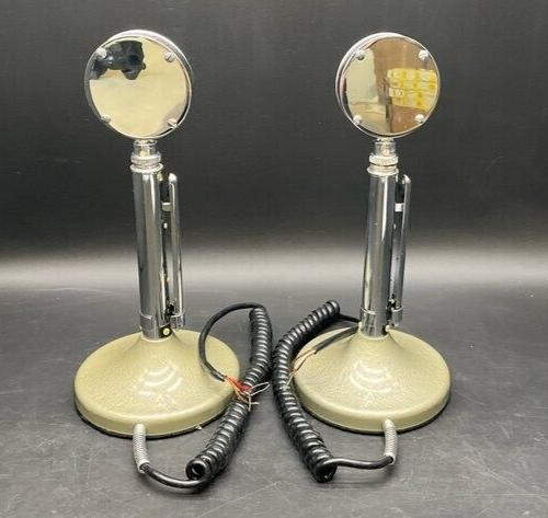 Lot of 2 Astatic D-104 Lollipop Microphone T-UG8 Stand Mic | eBay