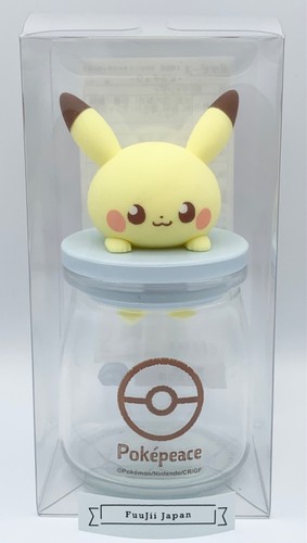 Candy Bottle Pokémon PIKACHU Poke Peace Glass Figure Nintendo Pokemon ...