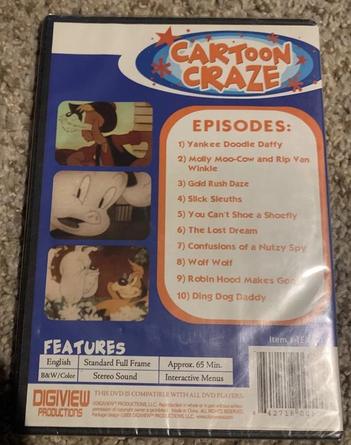 Cartoon Craze Presents All-stars Volume 1 DVD 10 Episodes for sale ...