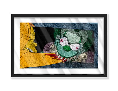 The Simpsons Treehouse of horror Krusty the clown pennywise art in ...