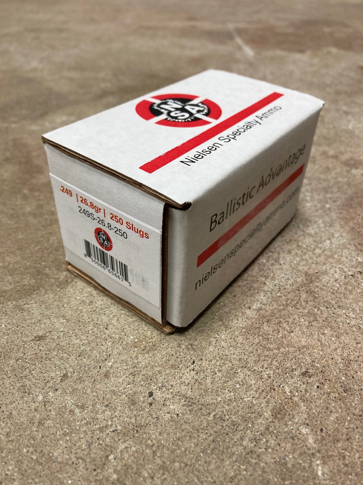 Nielsen Specialty Ammo NSA .25 Cal Slugs (.249Ø) 26.8gr 250pc Hollow ...