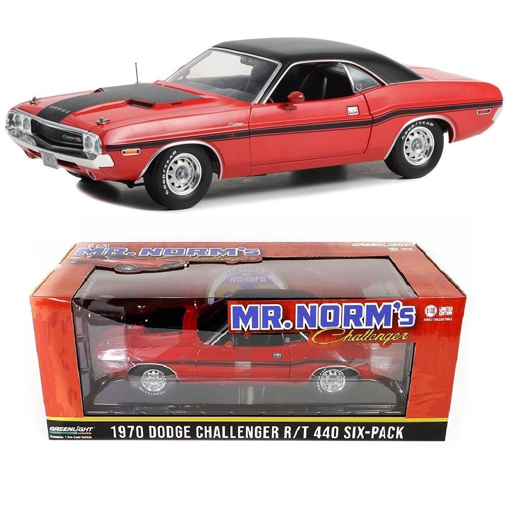 GREENLIGHT 13667 1970 DODGE CHALLENGER R/T 440 SIX PACK MR. NORM'S ...