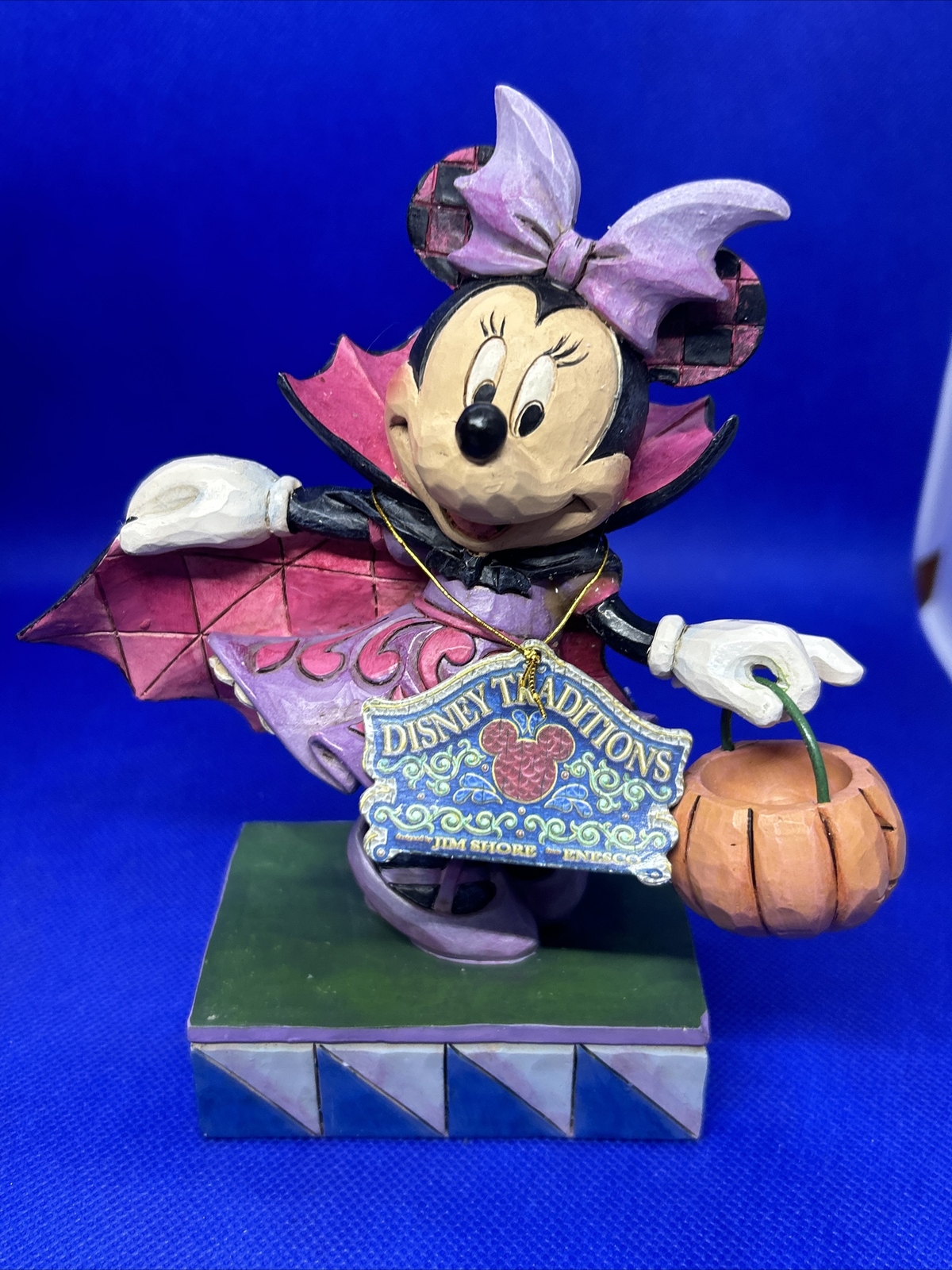 Jim Shore Halloween Vampire Minnie Mouse 6in Figurine Enesco H8 Disney ...