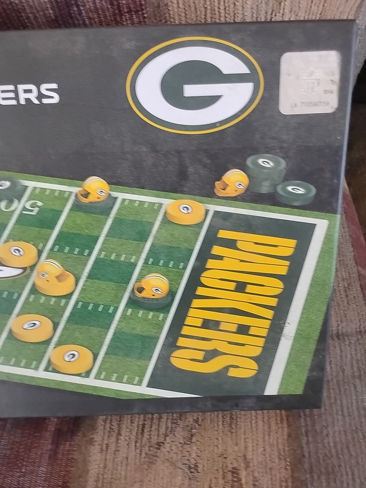 NEW Sealed GREEN BAY PACKERS CHECKERS GAME Masterpieces NFL Mini ...