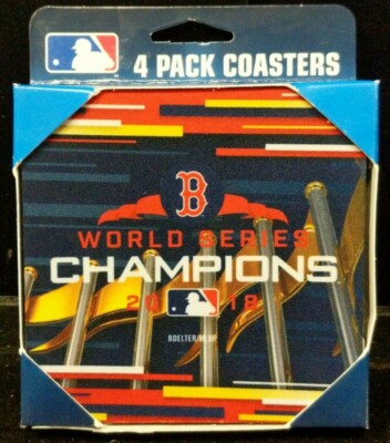 Brand New Boston Red Sox World Series Champsions Team Neoprene Coasters ...