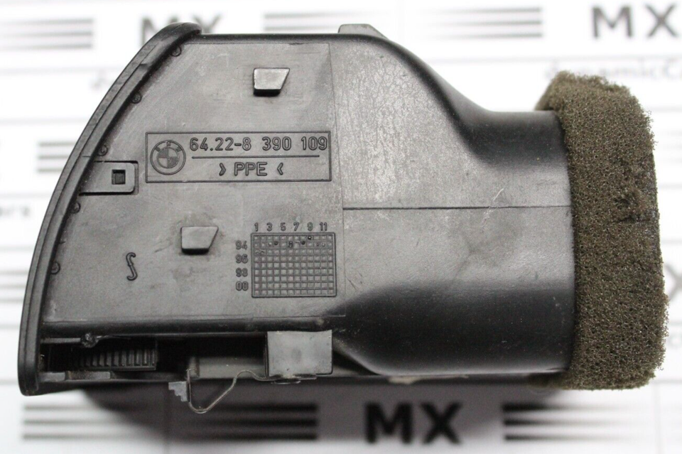 BMW E38 725tds LÜFTUNGSGITTER LÜFTUNG GRILL ARMATURENBRETT VORNE LINKS ...