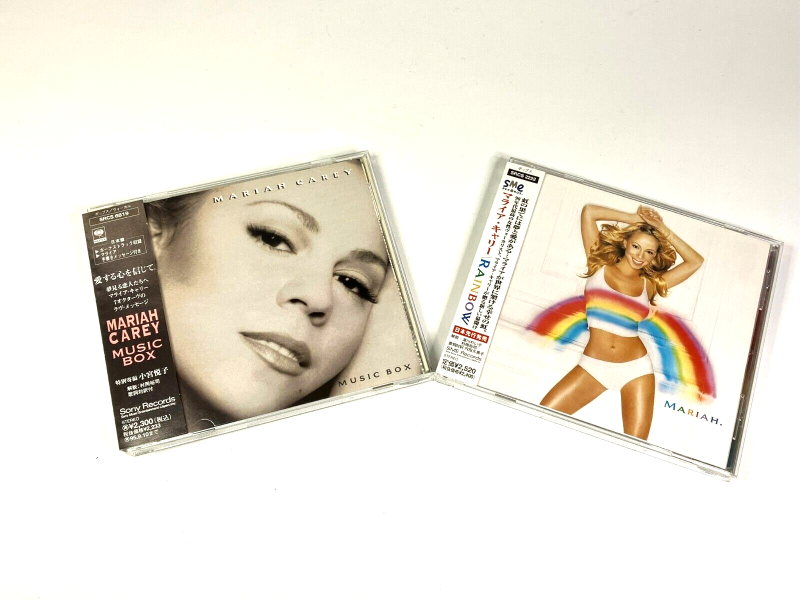 MARIAH CAREY Japanese MUSIC BOX & RAINBOW w/ Obi & Bonus Track | eBay