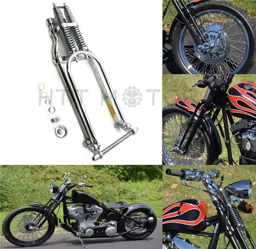 4" Over Chrome Springer Front End Kit For Harley Sportster Chopper ...