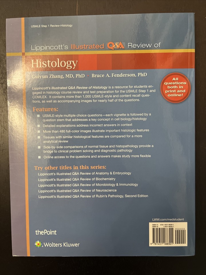 Step-Up Ser.: Histology by Bruce A. Fenderson and Guiyun Zhang (2014 ...