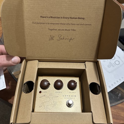 Behringer Centaur Overdrive Guitar Pedal Klon Klone Lawsuit Version | eBay