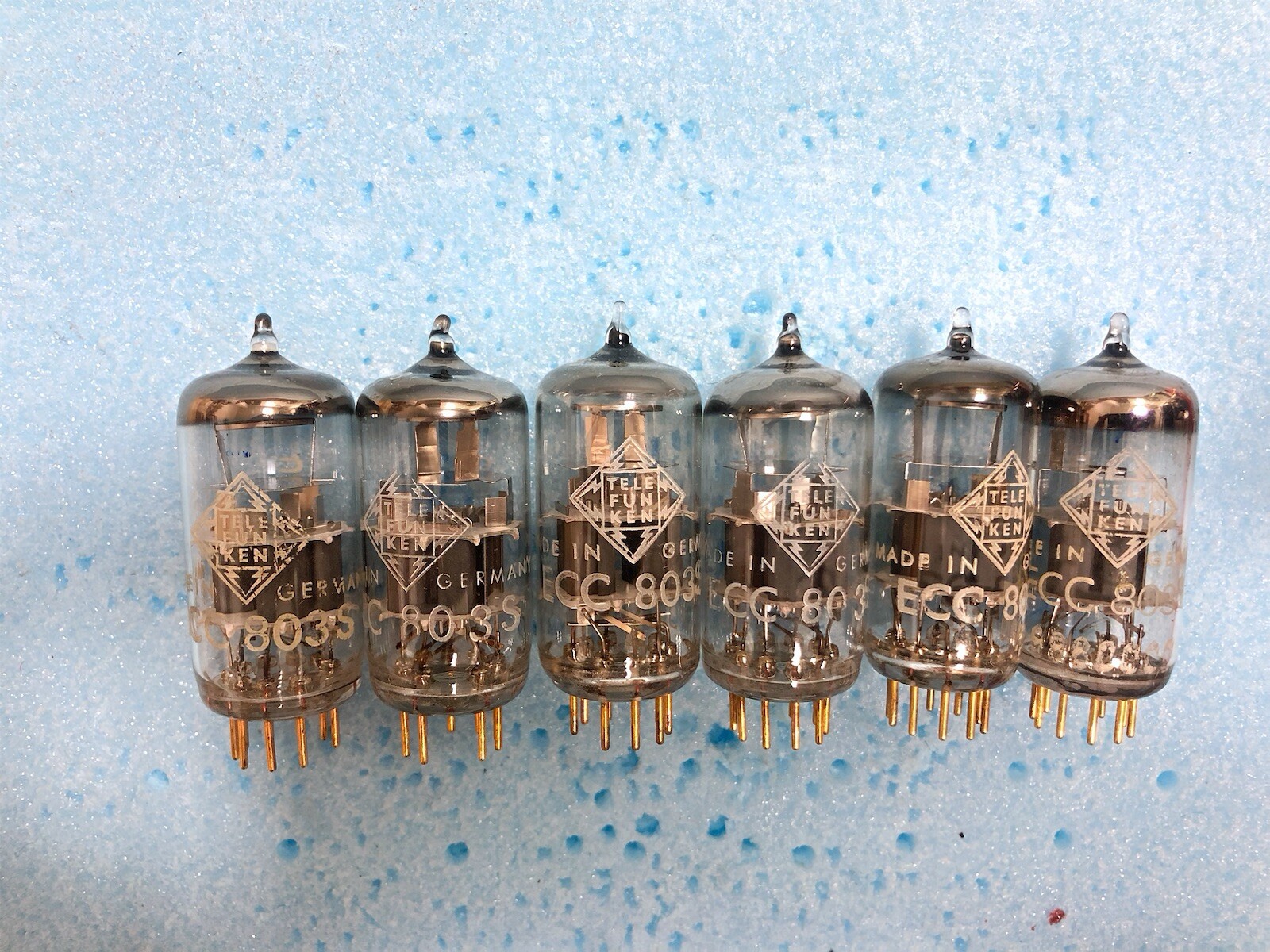 Telefunken ECC803S/12ax7/E83CC/ec83 Gold Pins NOS NIB Matched Pair | eBay