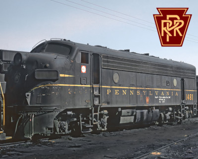 Pennsylvania Railroad EMD F7 Sturdy Metal Sign Logo Photo | eBay