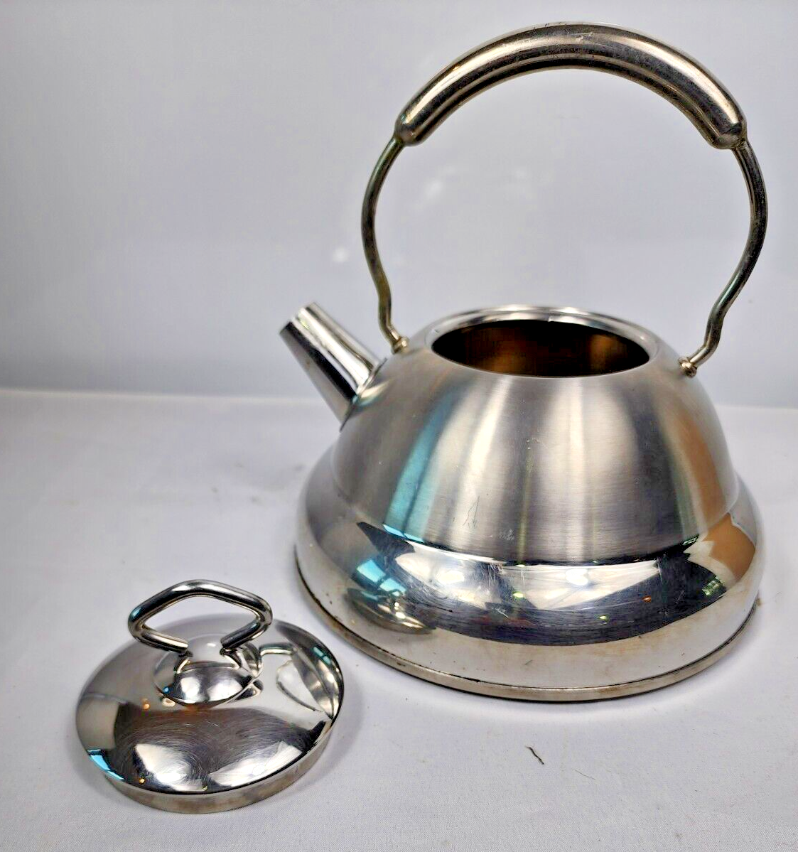 Professional Culinary Essentials 2.8 Qt Stainless Tea Kettle Teapot No ...