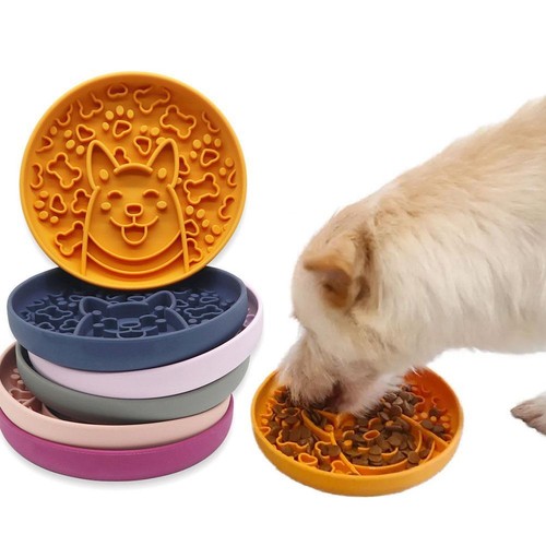 Slow Feeder Dog Bowl Large Pet Anti Bloat Gulp Interactive Puppy Cat ...