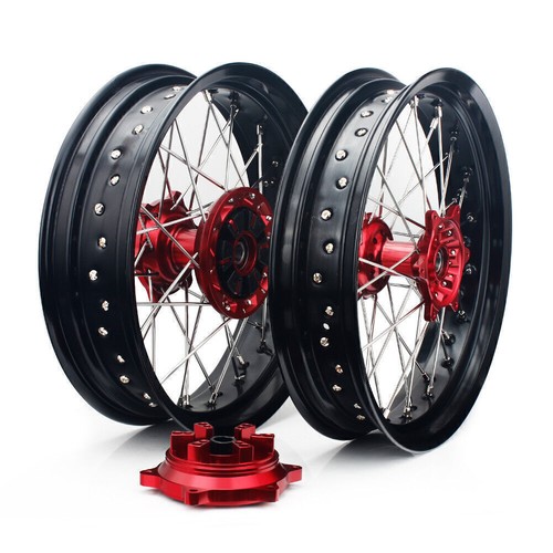For Suzuki 17" Supermoto Wheels Rim Hubs DRZ400S DRZ400SM 2000-24 ...