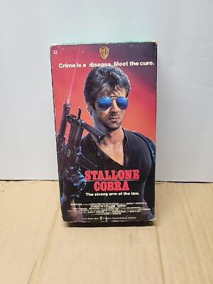 Cobra VHS 1986 Sylvester Stallone Warner Home Video Early Release ...