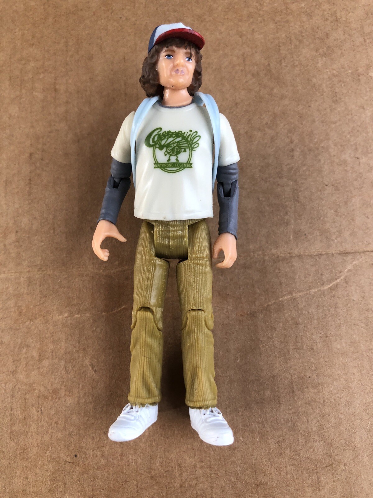 Stranger Things Dustin Figure with Backpack, 3 1/2”, Good. | eBay