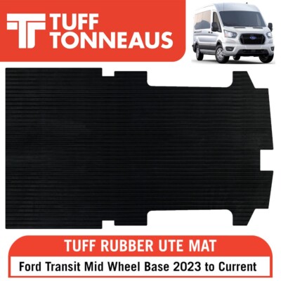 Tuff Tonneaus Rubber Van Mat for Ford Transit 340L MWB 2023 to Current ...