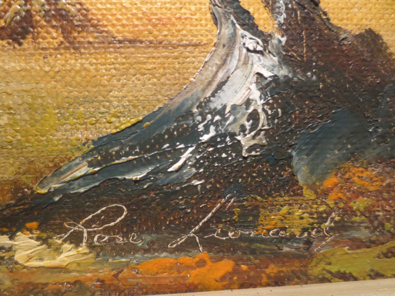 Rose Leonard Oil On Board Landscape Painting, Listed Canadian Artist ...