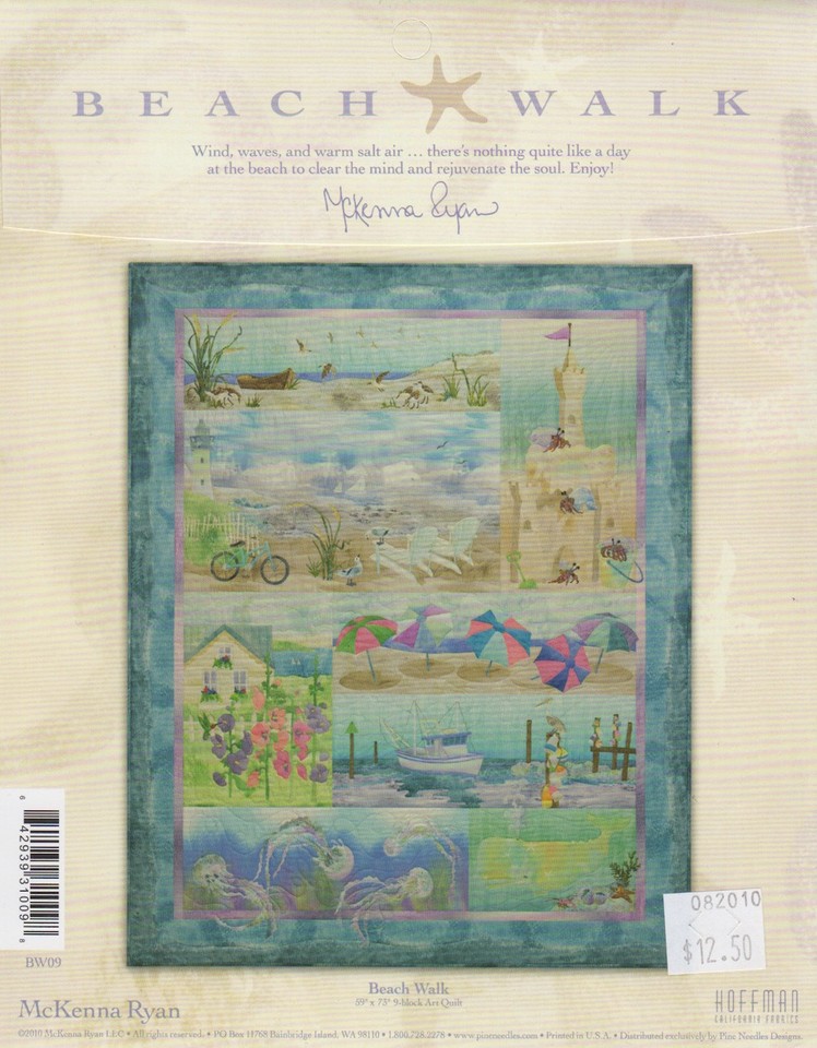 Whale Watch, McKenna Ryan, Beach Walk Quilt Pattern #9, DIY, Mahi Mahi ...