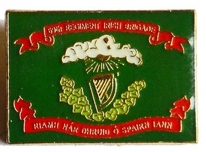 American Civil War Irish Brigade Flag Square Lapel Pin Badge 69th New ...