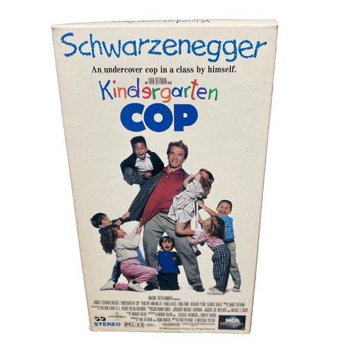 Vintage Kindergarten Cop (VHS, 1991) Classic - GOOD 96898105132| eBay