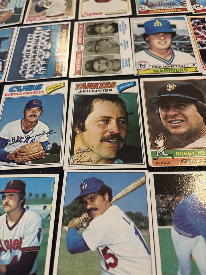 1975-1979 TOPPS BASEBALL~LOT OF 100 CARDS~STARS~ROOKIES~TRADED~TEAMS ...