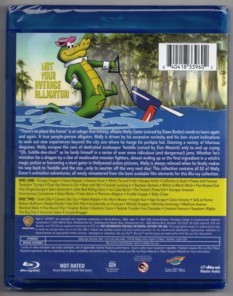 NEW! SEALED! Wally Gator: The Complete Series [2025] Blu-ray WARNER ...