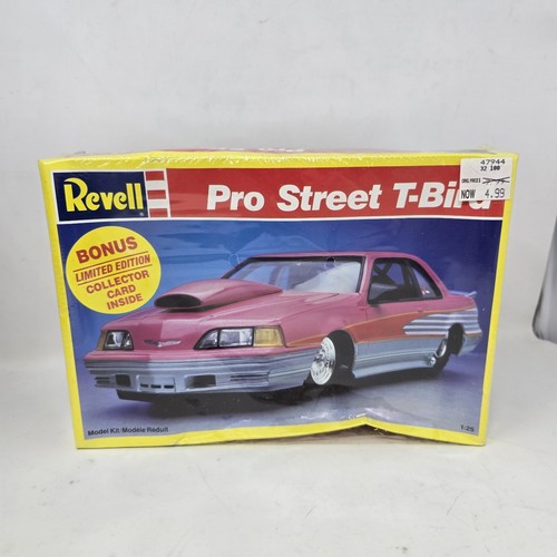 Revell Pro Street T-Bird Model Kit 1:25 Scale Brand New Sealed Vintage ...