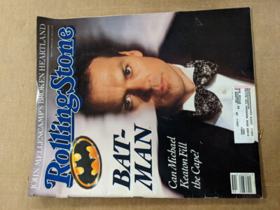 Rolling Stone Batman Can Michael Keaton Fill The Cape June 1987 M441 | eBay