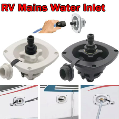 New Mains Water Inlet With Pressure Regulator Filler Entry For Caravan ...