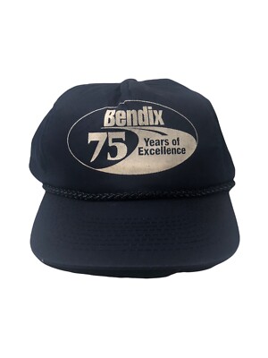 Vintage 90s Bendix Brakes 75 Year Anniversary Trucker Hat | eBay