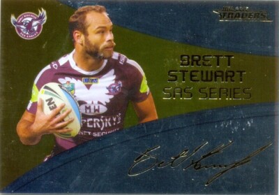 2016 NRL Traders SAS Signature Series GOLD 6/18 - Brett Stewart - Sea ...