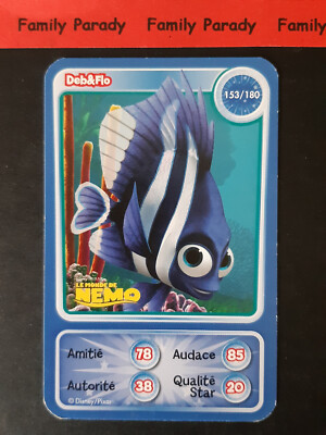 Deb&flo 153/180 Card Disney/Pixar le Monde Finding Nemo Auchan 2010 ...