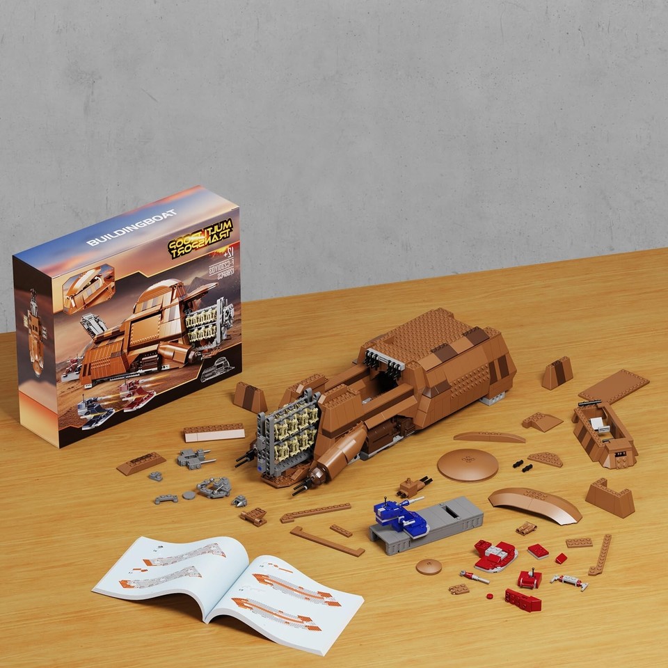 Battle Trade Federation Droid Ship Multi Troop Transport Building Kit ...