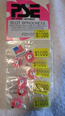 PARMA PSE SLOT CAR LIGHTWEIGHT 39TH 64 PITCH 3/32 SPUR GEAR #70107 $10. ...