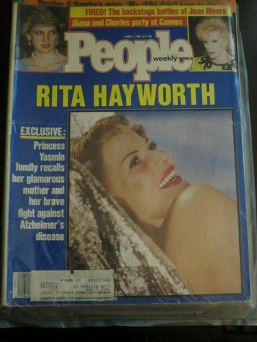 People Magazine June 1987 Rita Hayworth Alzheimer's Disease (P) | eBay
