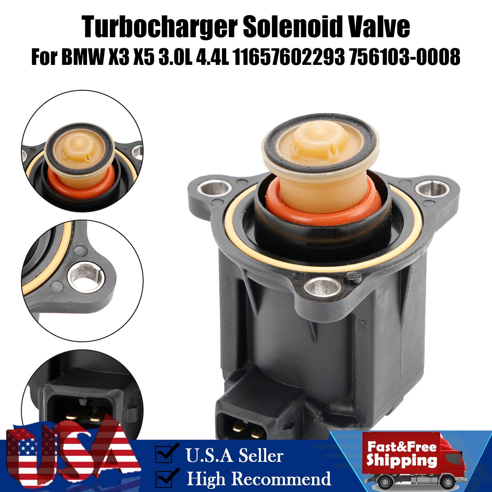 Turbocharger Solenoid Valve For BMW X3 X5 3.0L 4.4L 11657602293 756103 ...