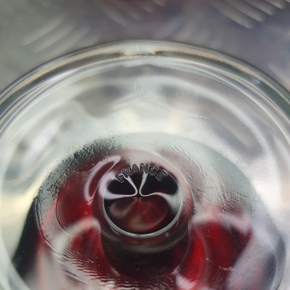 Vintage x6 French Luminarc Ruby Red Glass Dessert/ Prawn Cocktail ...