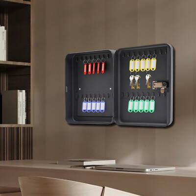 Key Storage Box Safe Lock Cabinet Combination Organizer Wall Mount ...